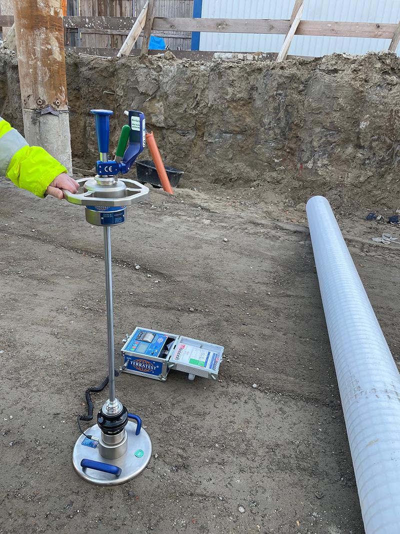 Dynamischer Lastplattendruckversuch - KUZ Ingenieure : KUZ Ingenieure